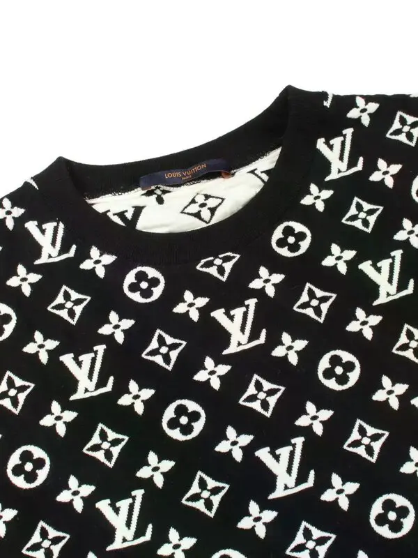 LOUIS VUITTON Monogram Jacquard Knit Sweater