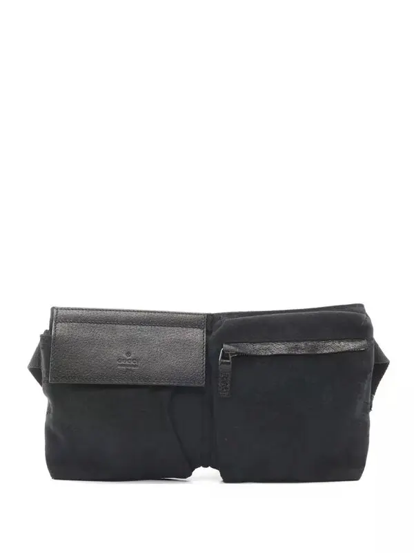 Gucci Gg Canvas Belt Bag - Black