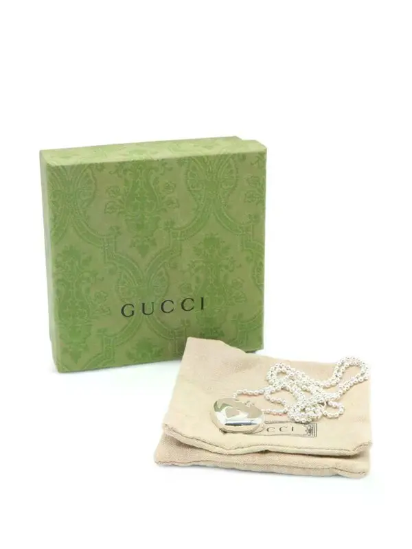 Gucci Heart Interlocking G Necklace