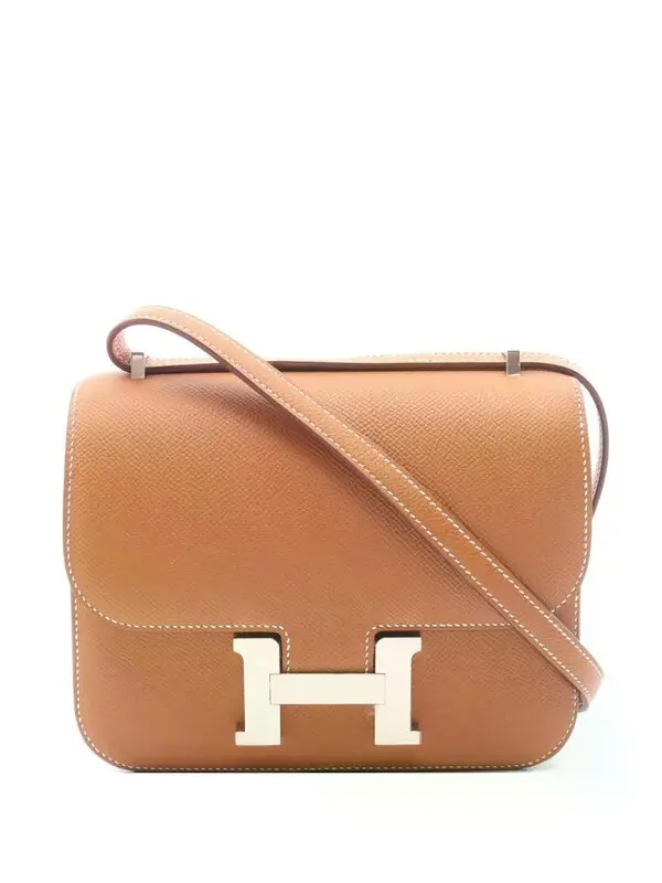 Hermès Mini Constance Shoulder Bag - Neutrals