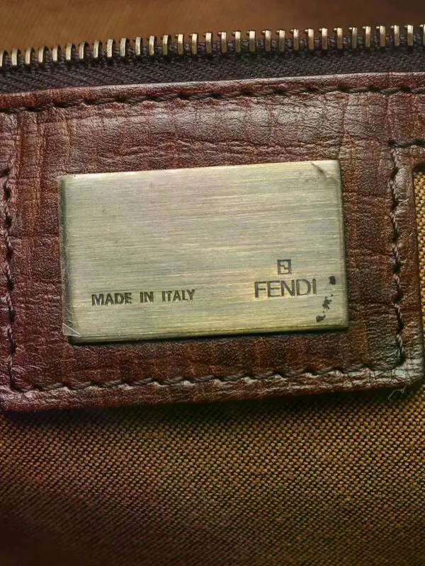 Fendi Zucca Canvas Tote Bag