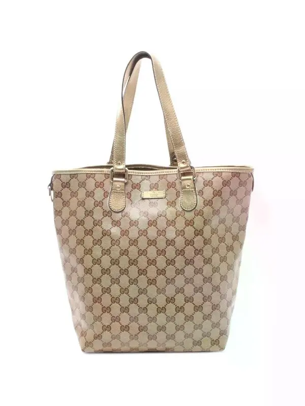Gucci Gg-pattern Tote Bag - Neutrals
