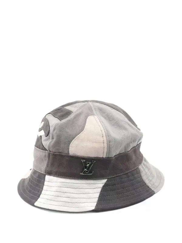 LOUIS VUITTON Cotton Portrait Bucket Hat - Grey