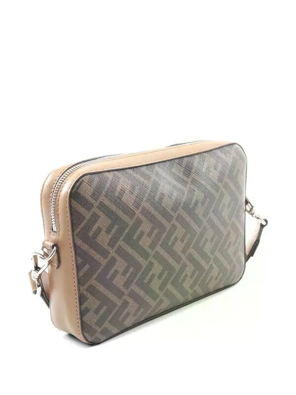 Fendi Zucca Diagonal Camera Shoulder Bag