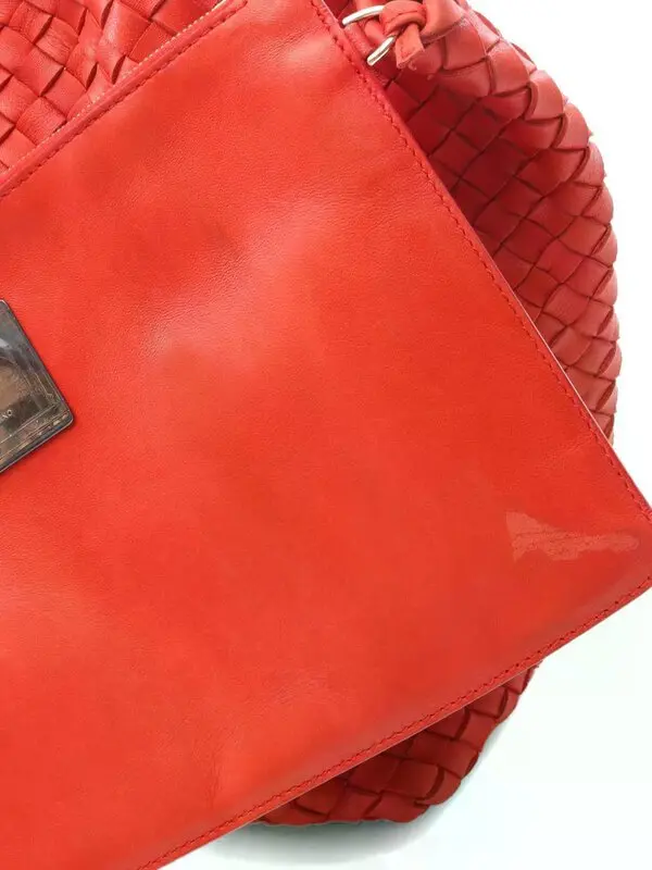 Bottega Veneta Hippopotamus Tote Bag - Red