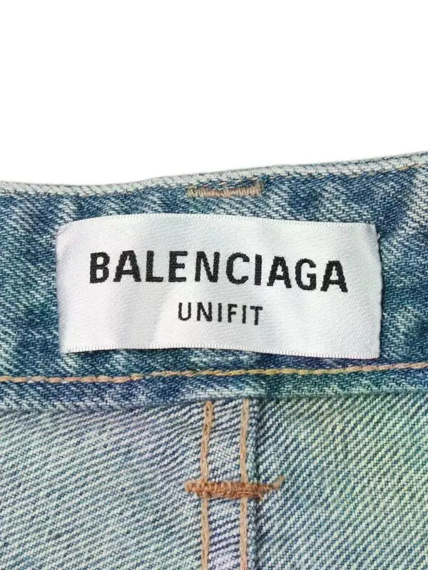 Balenciaga Logo Waist Baggy Jeans
