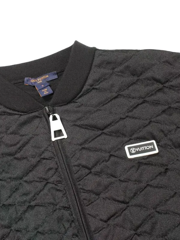 LOUIS VUITTON Diamond-knit Blouson Jacket