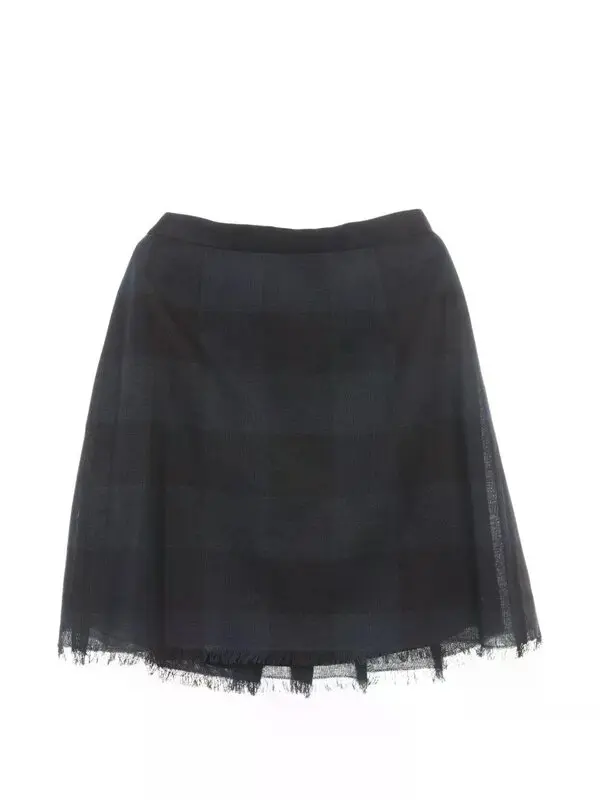 Dior 2000s Pleated Mini Skirt - Black