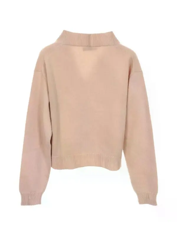 Miu Miu Embellished Logo Cardigan