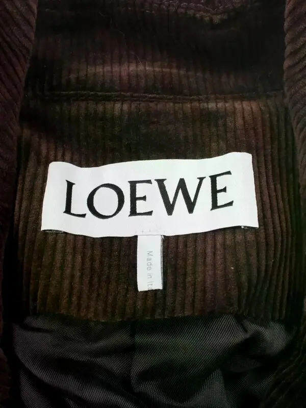 Loewe Dark Corduroy Double-breasted Jacket