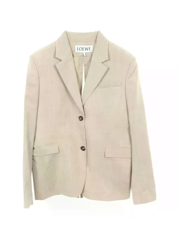 Loewe 2010s Tie-back Blazer - Neutrals