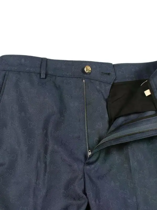 Gucci X Adidas Gg Trefoil Jacquard Trousers