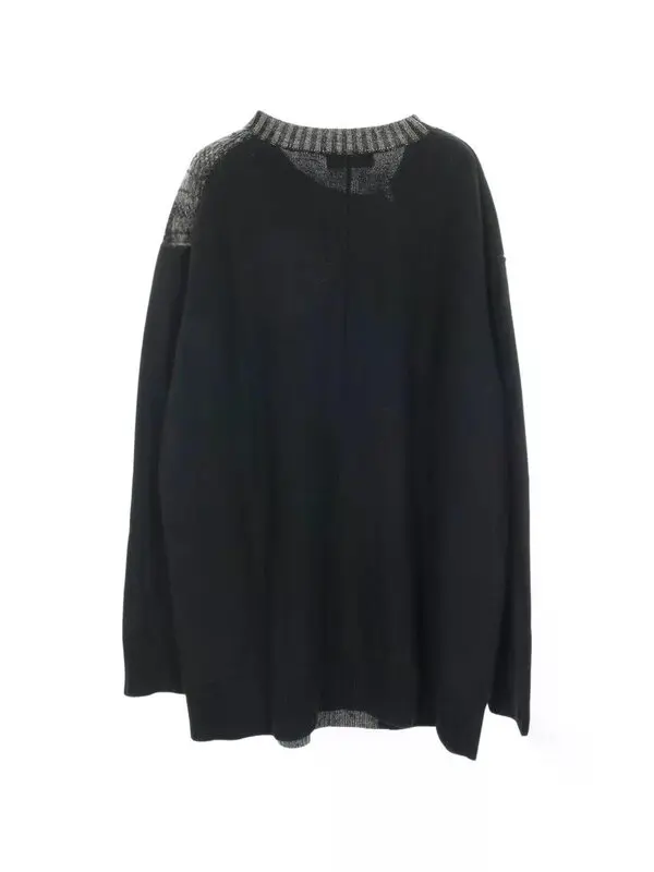 Yohji Yamamoto Check-pattern Knitted Cardigan