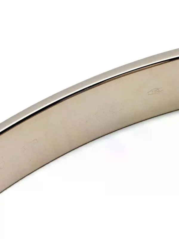 Cartier 18k White Gold Love Screw-detail Bracelet