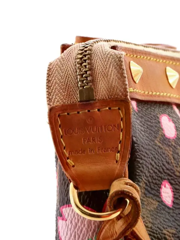 LOUIS VUITTON Pochette Accessoires Limited Edition Cherry Blossom Monogram Clutch Bag