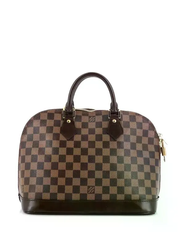 LOUIS VUITTON Vintage Alma Handbag Damier Pm Satchel