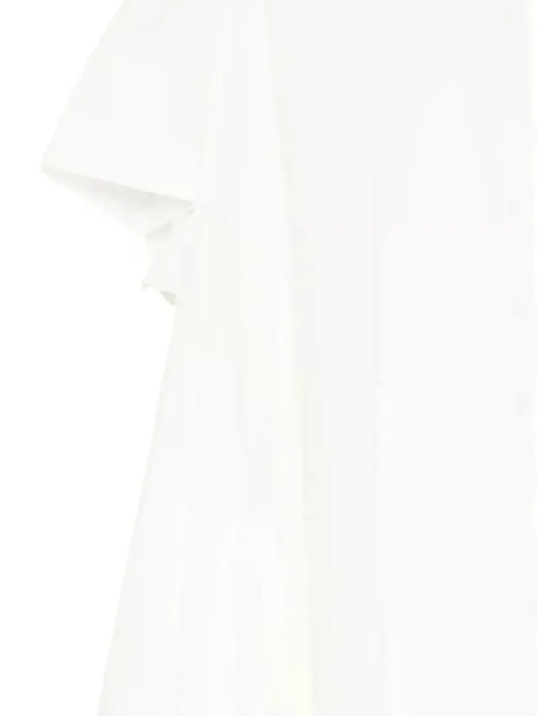 RUNDHOLZ Ruffled Short-sleeve Dress