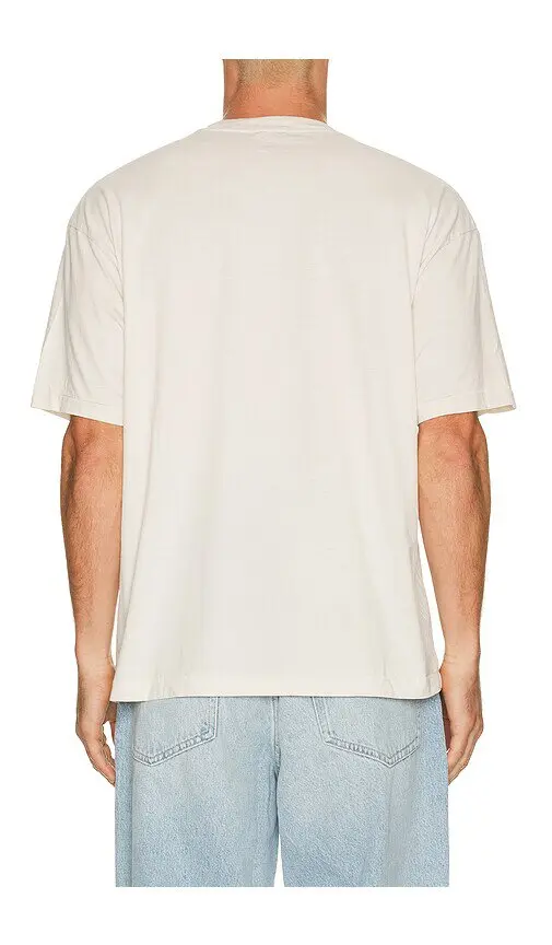 ASHER Noah Supima Tee In Cream - Bone