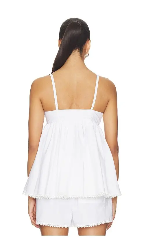 L'academie Lillie Poplin Top