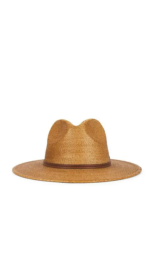 HEMLOCK HAT CO Botero Fedora Hat - Saddle