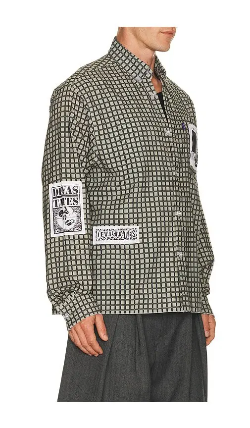 DEVA STATES Empty Plaid Shirt