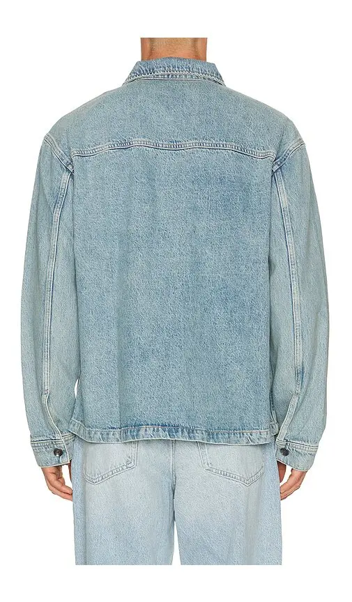 Rag & Bone Astor Overshirt In Blue - Lex