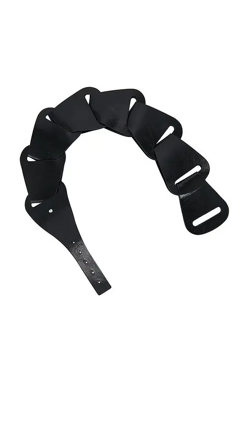 IRO PARIS Origami Wide Leather Belt
