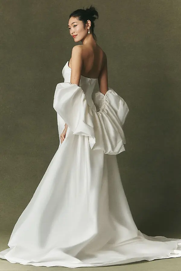 Anthropologie Taffeta Cape
