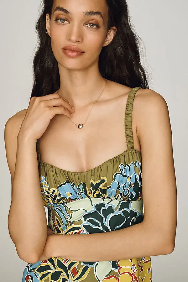 ALEMAIS Solstice Cotton Poplin Midi Dress