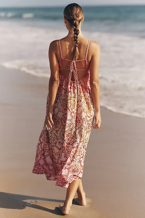 CELANDINE Braided Midi Dress