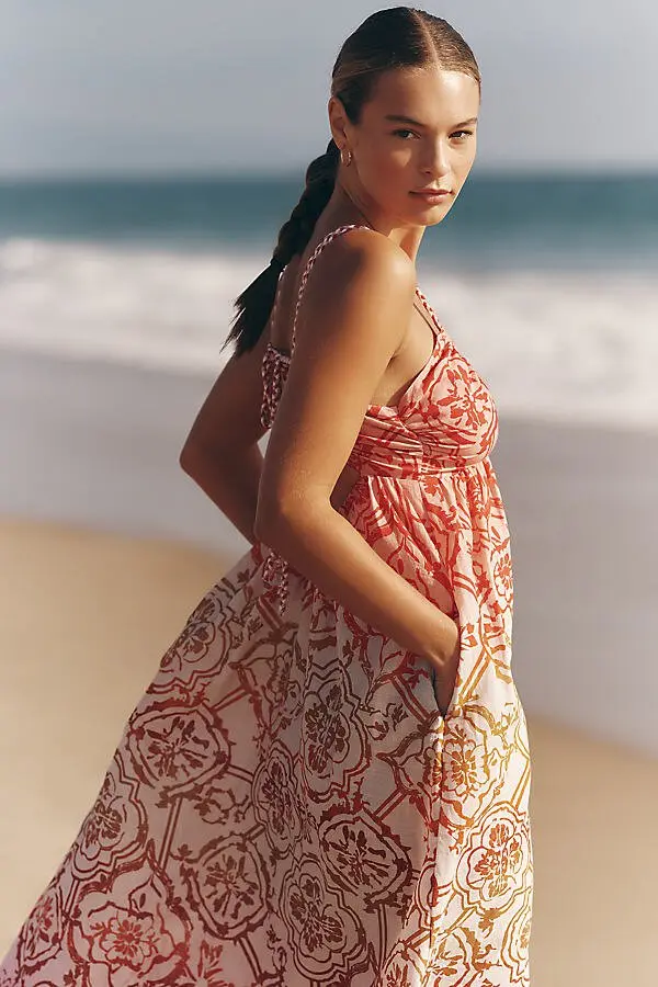 CELANDINE Braided Midi Dress