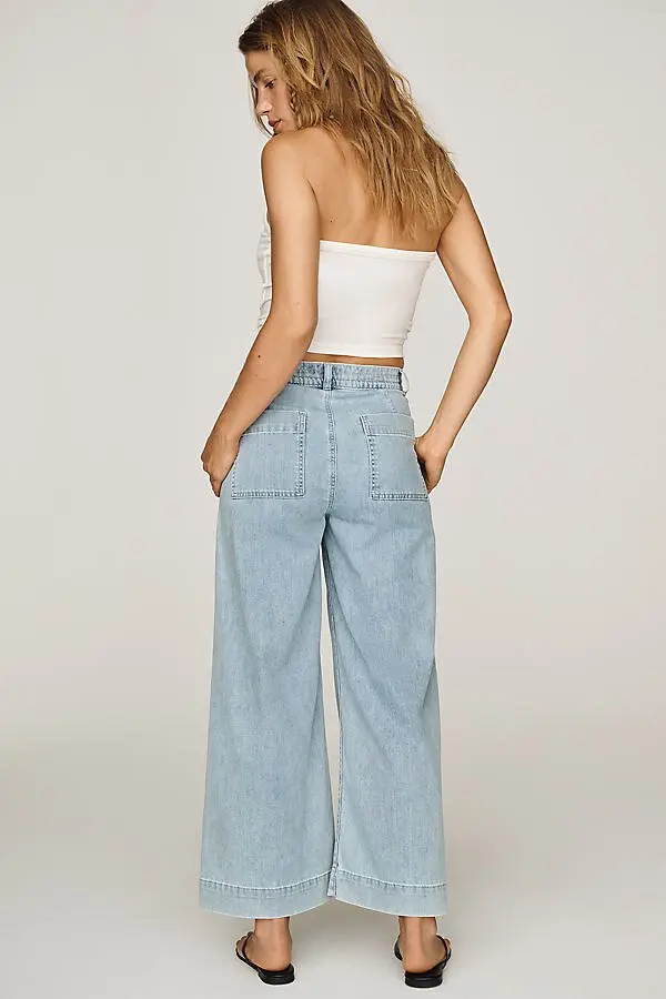 Joe's Jeans High-rise Wide-leg Drawstring Jeans