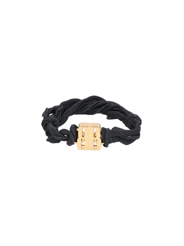 Balenciaga Bb Bracelet - Black