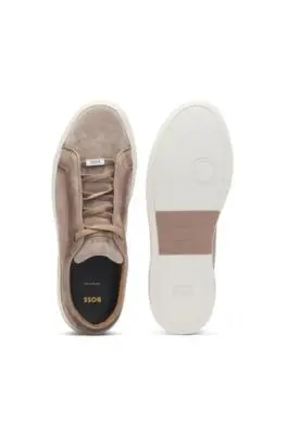 BOSS Gary Trainers In Suede