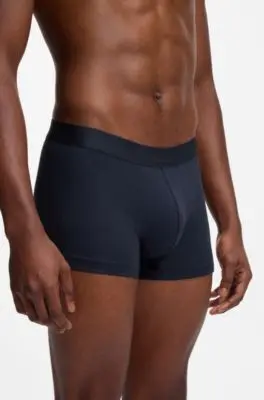 BOSS One Three-pack Of Trunks In Stretch Cotton