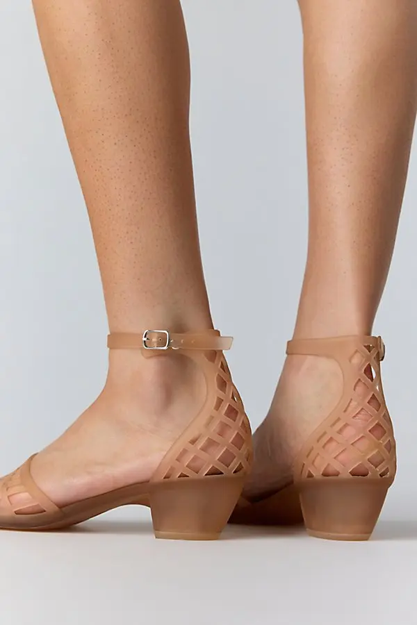 FP VEGAN COLLECTION Pinwheel Jelly Heels - Caramel