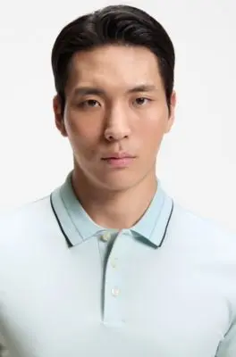 BOSS Slim-fit Polo Shirt In Mercerized Cotton
