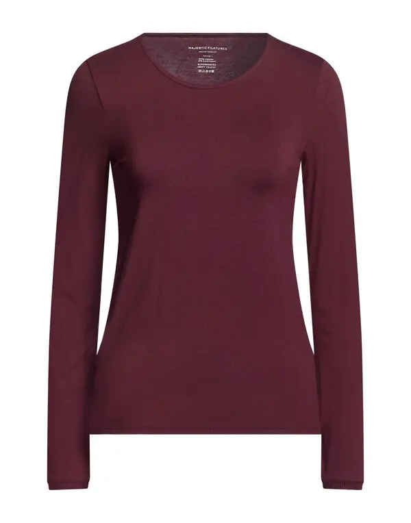 Majestic Filatures Long Sleeve Viscose T-shirt - Purple