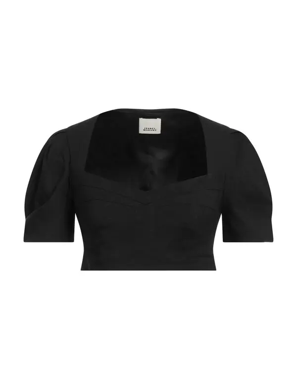 Isabel Marant Étoile Crop Top In Hemp, Viscose, And Elastane