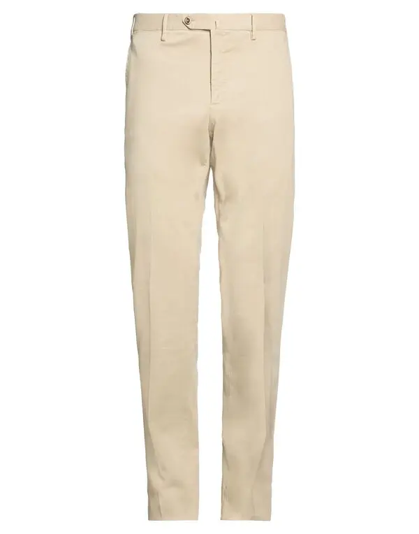 PT TORINO Camel Chino Pants In Cotton And Modal With Stretch - Sage Green