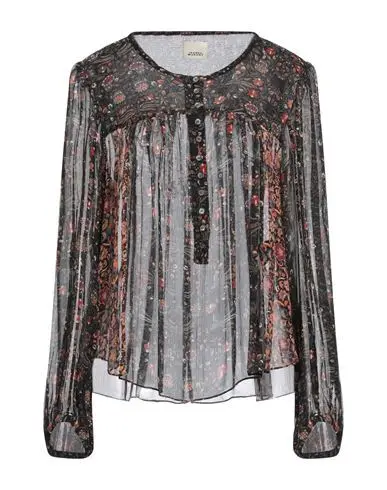 Isabel Marant Étoile Floral Print Crepe Long Sleeve Top