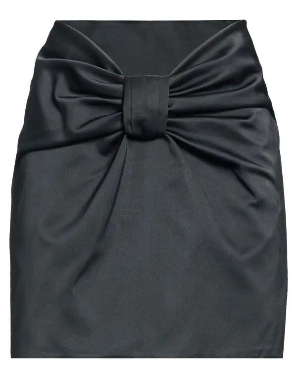 N°21 Satin Bow Detailed Mini Skirt