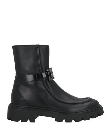 TOD'S Leather Ankle Boots With Embellished Detail