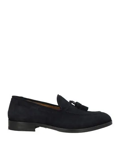 TESTONI Chocolate Calfskin Tassel Loafers - Blue