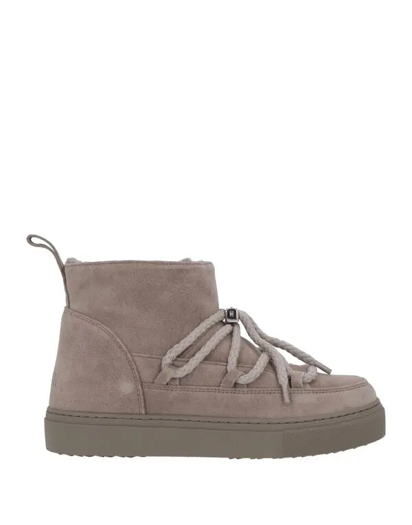 Inuikii Padded Leather Ankle Boots With Sherpa Interior