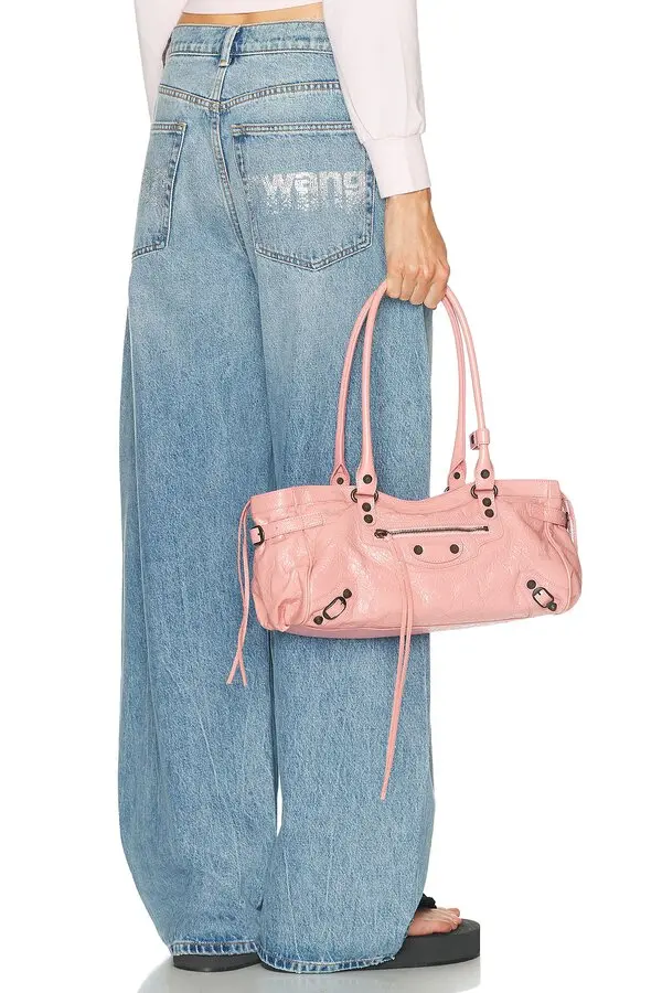 Alexander Wang Blow Up Wide Leg Jeans - Vintage Light Indigo