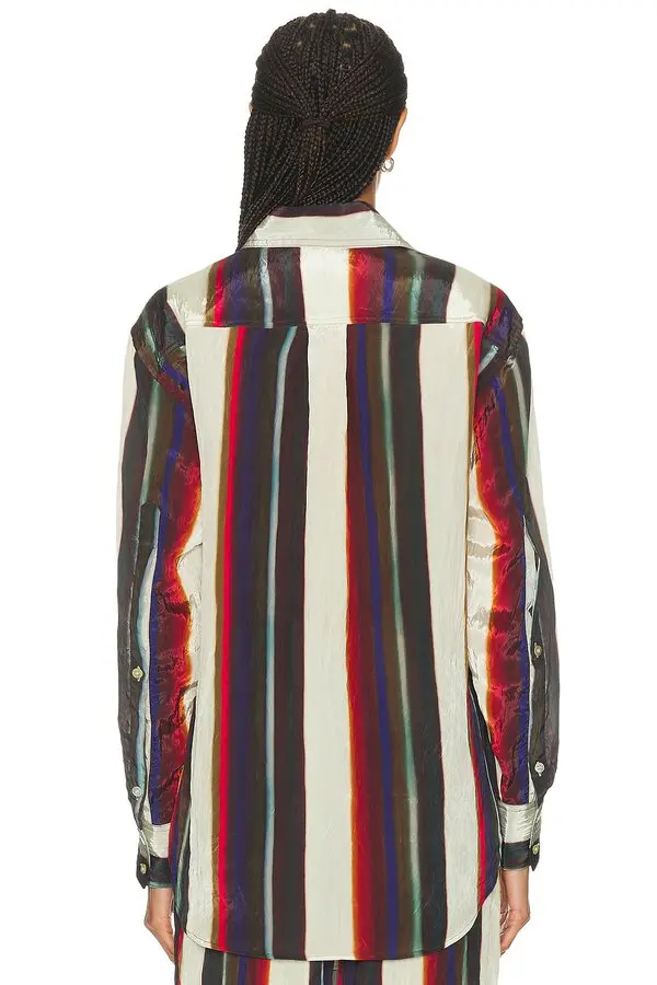 Christopher John Rogers Morris Stripe Classic Shirt