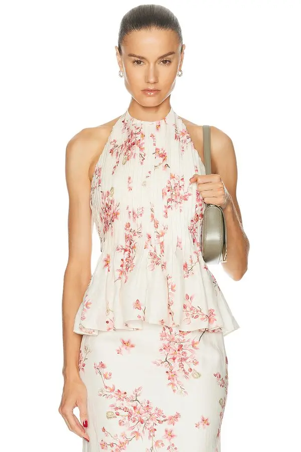 Agua Bendita Cana Halterneck Top - Cauca