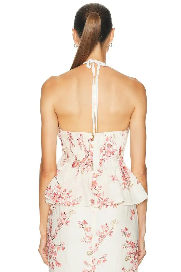 Agua Bendita Cana Halterneck Top - Cauca