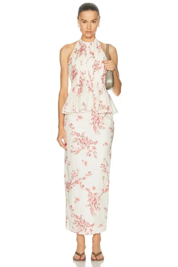 Agua Bendita Cana Halterneck Top - Cauca
